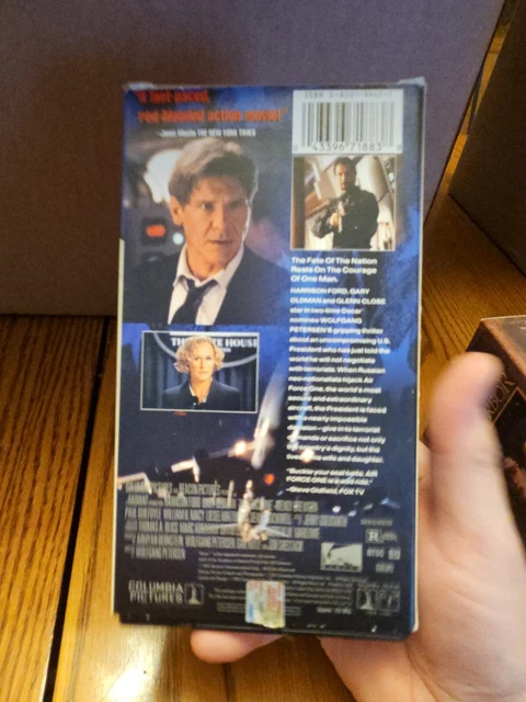 AIR FORCE ONE (VHS, 1997, Full Screen) Preowned Good Harrison Ford ...