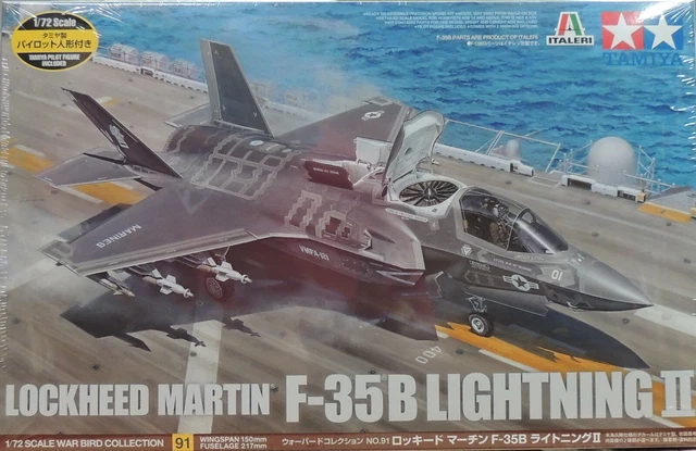 LOCKHEED MARTIN F-35B Lightning Tamiya 1:72 Scale Plastic Model ...