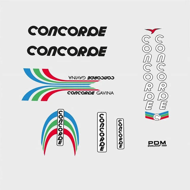 CONCORDE GAVINA PDM Team Bicycle Decals, Stickers N.202 EUR 39,00 ...