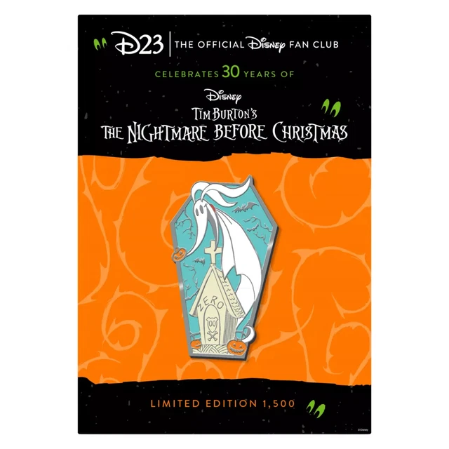 DISNEY D23 EXCLUSIVE The Nightmare Before Christmas Anniversary Zéro ...
