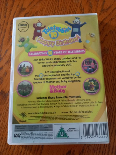 HAPPY BIRTHDAY TELETUBBIES Dvd Kids Over 4 Hours £29.99 - PicClick UK