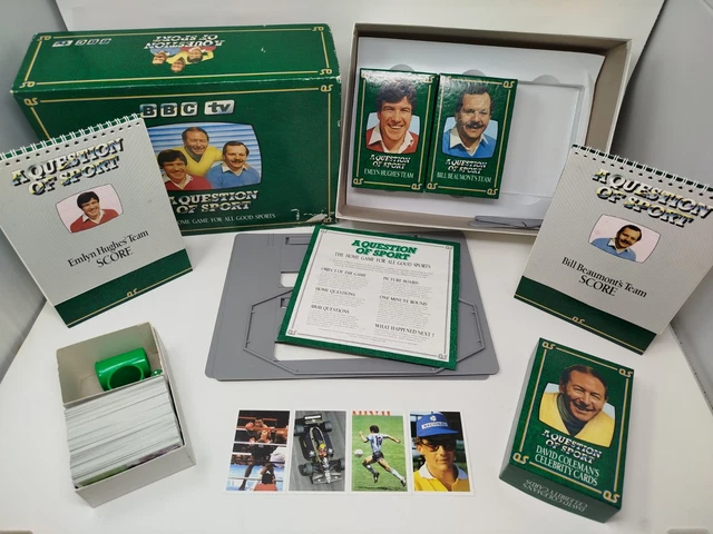 VINTAGE 1986 BBC TV A Question Of Sport Game- RARE CARDS- Tyson ...