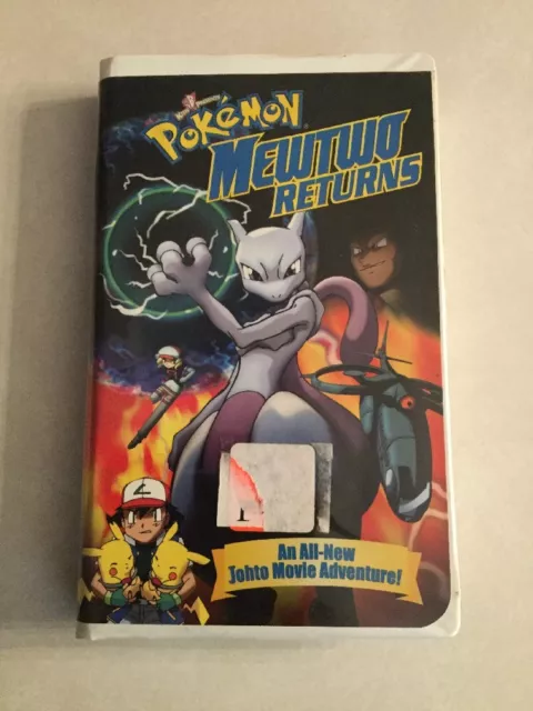 Pokemon Mewtwo Returns Movie Vhs Johto Adventure Clamshell 2001 Tested