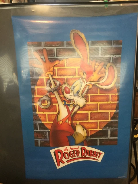 RARE WALT DISNEY Who Framed Roger Rabbit Handcuff Movie Poster Year ...