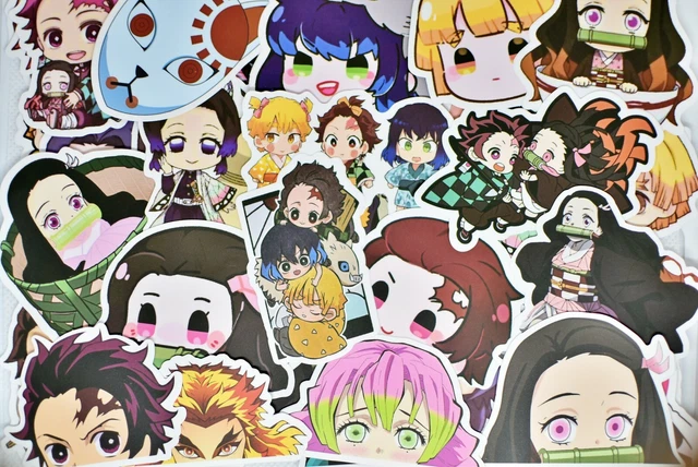 50 DEMON SLAYER Nezuko Game Anime Vinyl Stickers Pack for Hydro Flask ...