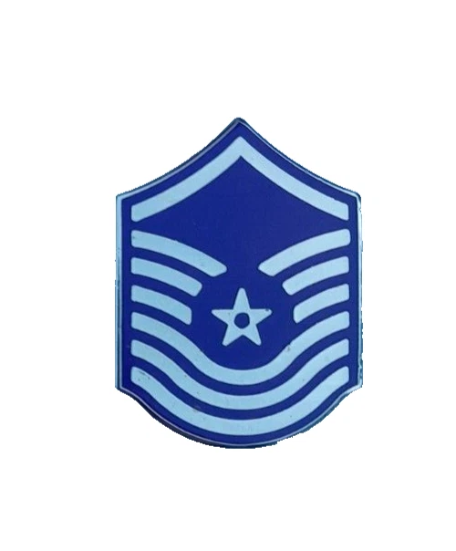 USAF E-7 MASTER Sergeant Rank Pin Badge United States U.s. Air Force £ ...