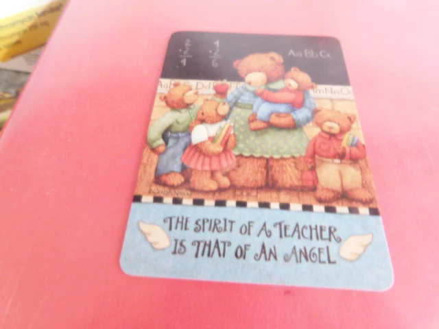 PLAYING CARD/ TEDDY BEARS BEING TAUGHT BY TEACHER /wide $2.00 - PicClick AU
