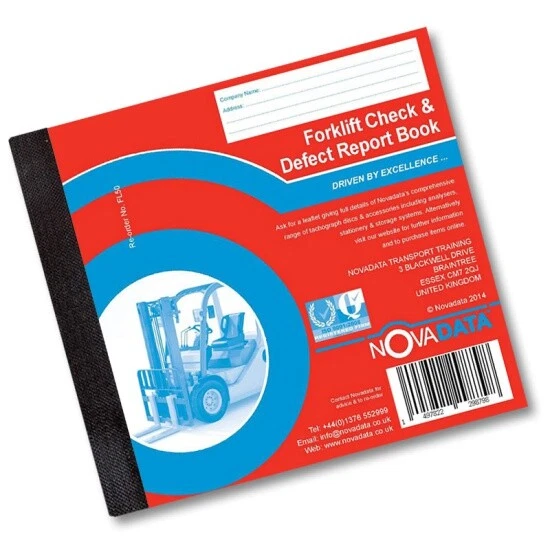 NOVADATA FORKLIFT OPERATOR Daily Check & Defect Book - Duplicate - 10 ...