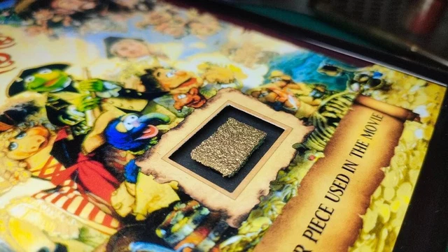 MUPPET TREASURE ISLAND Gold Bar Piece Movie Prop Used Display Coa ...