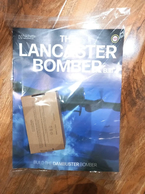 HACHETTE BUILD THE Lancaster Bomber Model,#40,Scale 1:32,Create,Build ...
