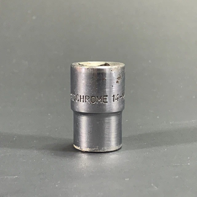 VINTAGE SIDCHROME 14MM 1/2"dr SOCKET MADE IN AUSTRALIA #DA1 $25.00 ...