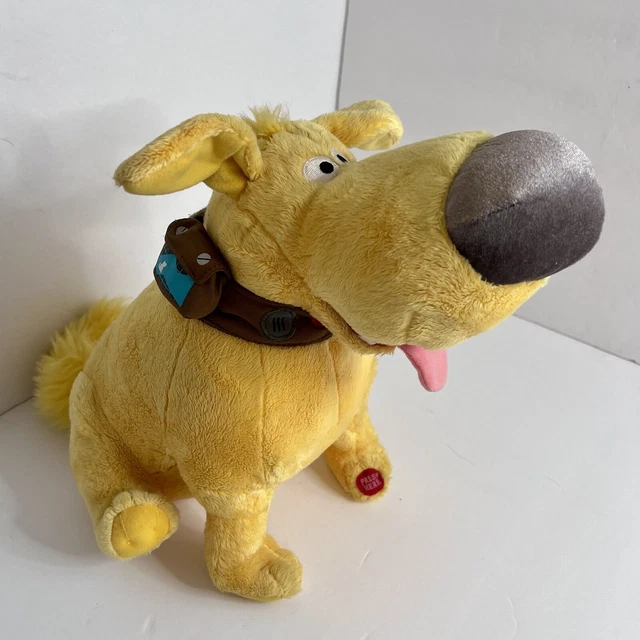 DISNEY STORE DUG Doug Dog Talking 12” Plush Toy Up Pixar Movie Stuffed ...