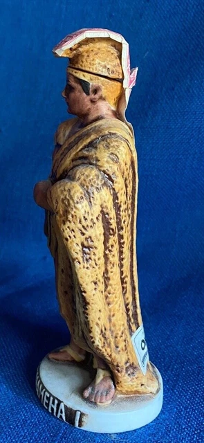 VINTAGE SOUVENIR HAWAIIAN King Kamehameha Okolehao Liqueur Mini Ceramic ...