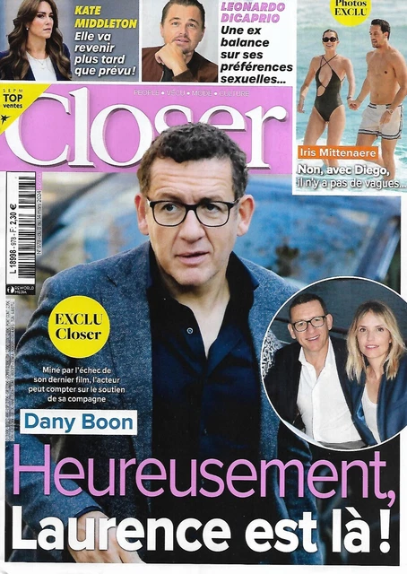 CLOSER N°978 08/03/2024 Dany Boon_Kate Middleton_Iris Mittenaere ...