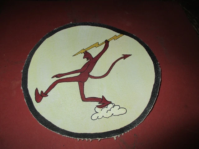 WWII USAAF 40 Th Pursuit / Fighter Sq 35 Fg Devil With Lighting Bolt ...