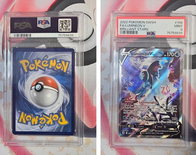 CARTE POKÉMON LUMINÉON V 156/172 Alt Stars Etincelantes PSA 9 EUR 49,00 ...