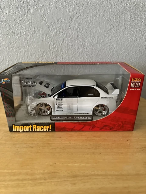 SEALED JADA TOYS Import Racer Mitsubishi Lancer Evolution VIII $89.99 ...