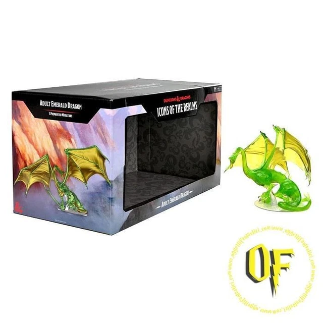 DUNGEONS ET DRAGONS - Adult Emerald Dragon Icons Of The Realm Premium ...