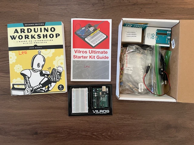 ARDUINO WORKSHOP BOOK And Arduino Uno Ultimate Starter Kit ARDUOR_KIT ...