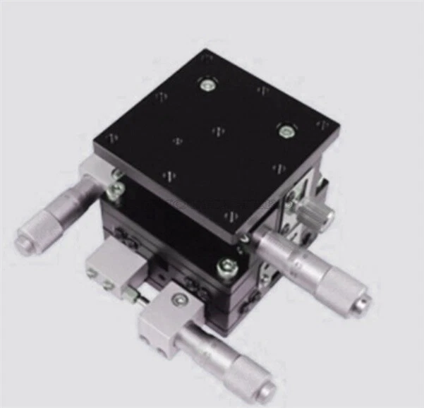 LINEAR STAGE XYZ Trimming Platform Sliding Table 71-81MM 3 Axis Thick ...