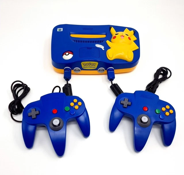 NINTENDO 64 PIKACHU Console N64 + 2 Controllers EUR 245,00 - PicClick FR