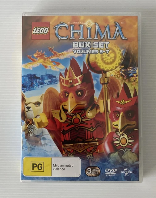 LEGO LEGENDS OF Chima Season 2 Vol 5-7 (DVD, 2013) Brand New Sealed ...
