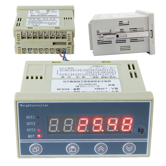 WEIGHING CONTROLLER LED Load-cell Indicator Display Digital for Weight Control £54.06 - PicClick UK