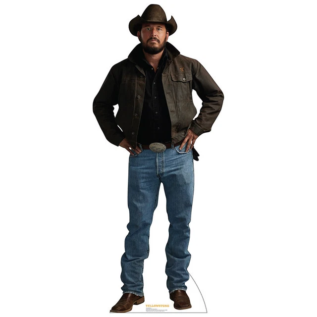 RIP WHEELER &YELLOWSTONE& Lifesize CARDBOARD CUTOUT Standup Standee ...