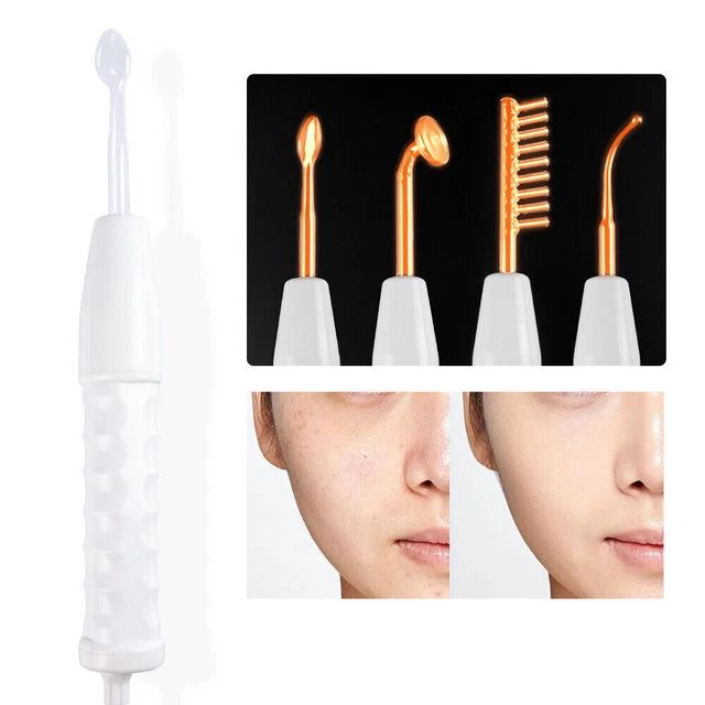 ELECTROTHERAPY BEAUTY DEVICE Face Skin Care High Frequency Electrode ...