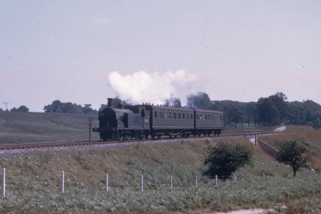 TRANSPORT RAILWAY COLOUR Rail Slide 30031 Near Holmsley 1950 £1.20 ...