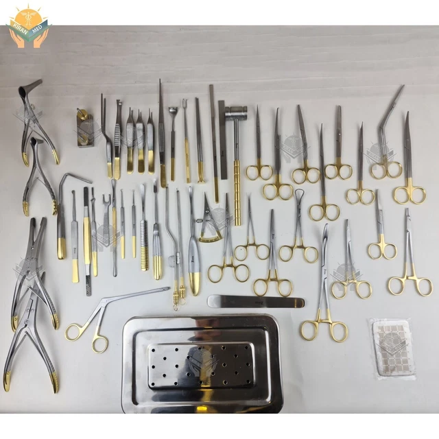 SET DI 53 pezzi per rinoplastica, chirurgia del naso, kit di strumenti ... SET DI 53 pezzi per rinoplastica, chirurgia del naso, kit di strumenti ...