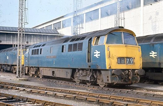 ORIGINAL COLOUR SLIDE of D1026 BR class 52 Western diesel hydraulic ...