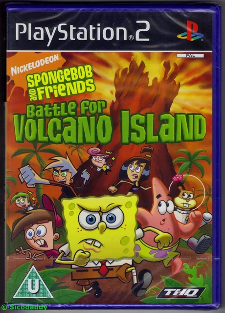 SPONGEBOB & FRIENDS Battle for Volcano Island PS2 PlayStation 2 UK ...