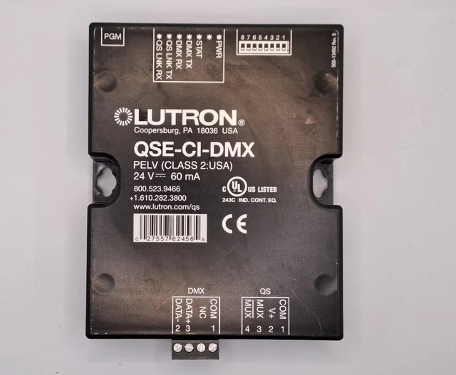 LUTRON QSE-CI-DMX GRAFIK Eye QS Control Interface $249.00 - PicClick