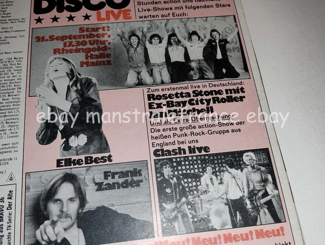 AIRPORT '77 JACK Lemmon James Stewart Clash Elke BCR clippings Germany ...