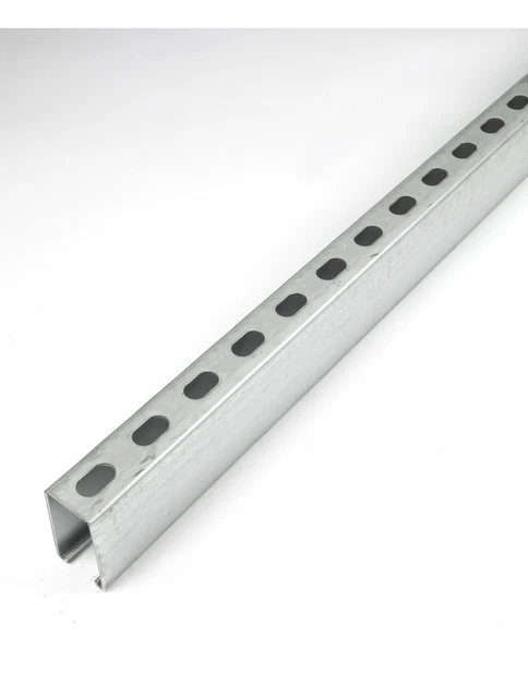 UNISTRUT BACK TO Back Slotted Channel 6 Metres Pre-Galvanised 41x82 ...