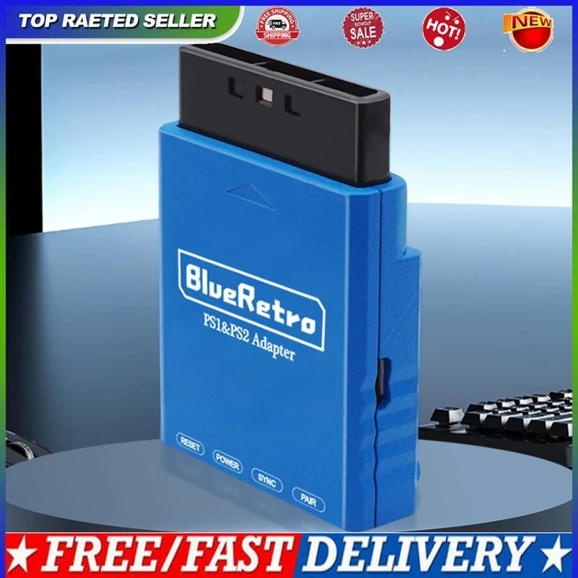 WIRELESS ADAPTER WIRELESS Controller Receiver Adapter for PS2 PS1 Game ...