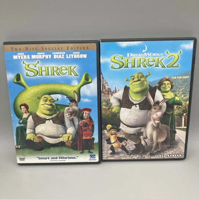 SHREK DVD LOT: 1 and 2 £8.21 - PicClick UK