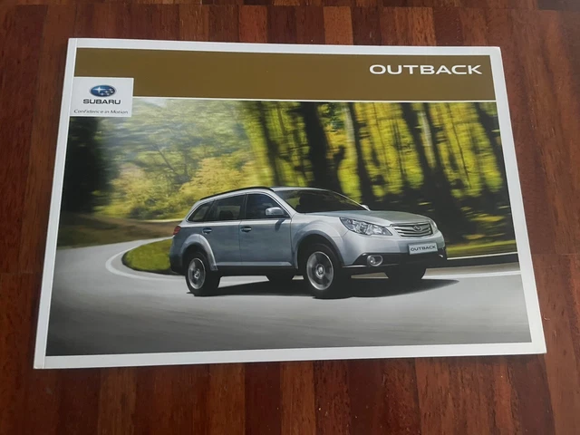 SUBARU OUTBACK TREND Brochure, Executive Brochure Catalogue Brochure £2 ...
