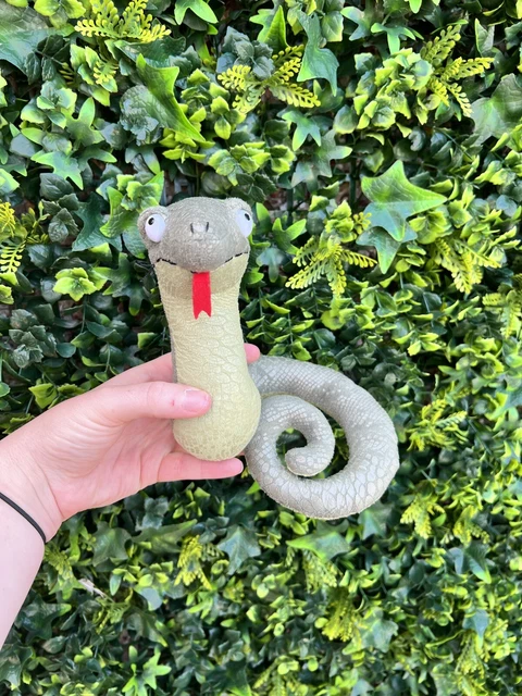 THE GRUFFALO GREEN Snake Plush Soft Toy figure 7” by Aurora Julia ...