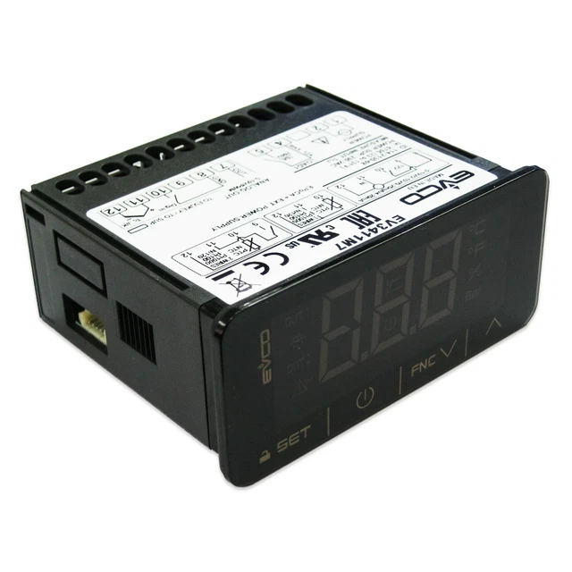 EVCO DIGITAL THERMOSTAT Temperature Controller Fridge Bottle Cooler ...
