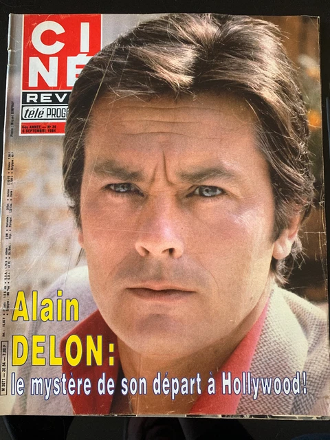 CINÉ TÉLÉ REVUE 4/09/1984; Alain Delon/ Line Renaud/ Nancy Allen/ Lamas ...