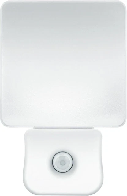 LED MOTION SENSOR Night Light, Plug in Wall with Dusk to Dawn Photocell ...
