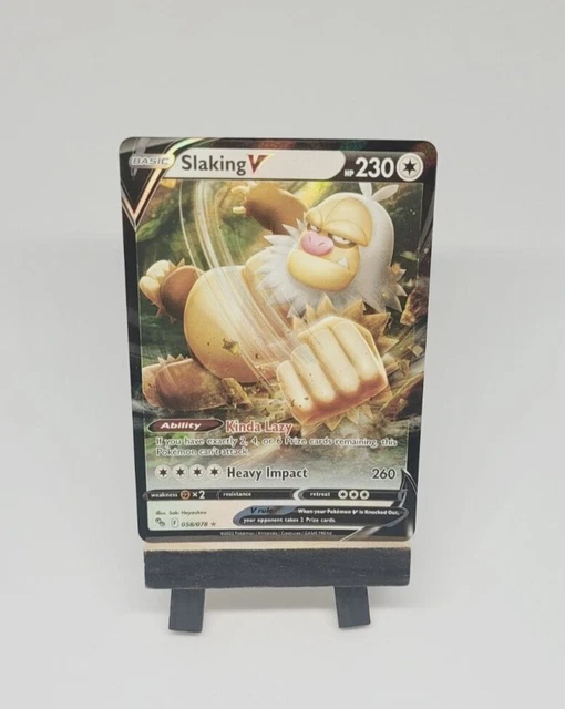 ORIGINAL POKEMON SLAKING V | Karte 058/078 | Rare Holo Fullart ...