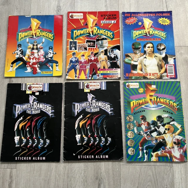 POWER RANGERS STICKER Albums Books All Are Incomplete Selling As A Lot ...