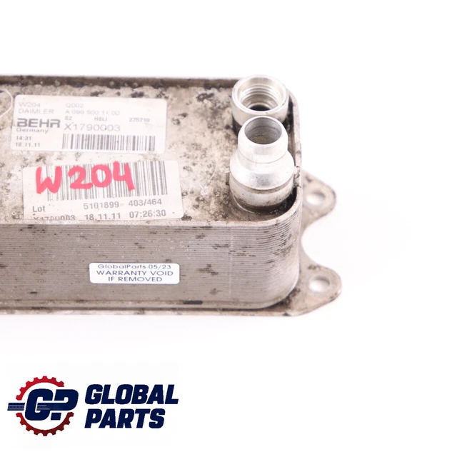 INTERCAMBIADOR MERCEDES W204 W212 OM642 Enfriador Aceite Diesel ...