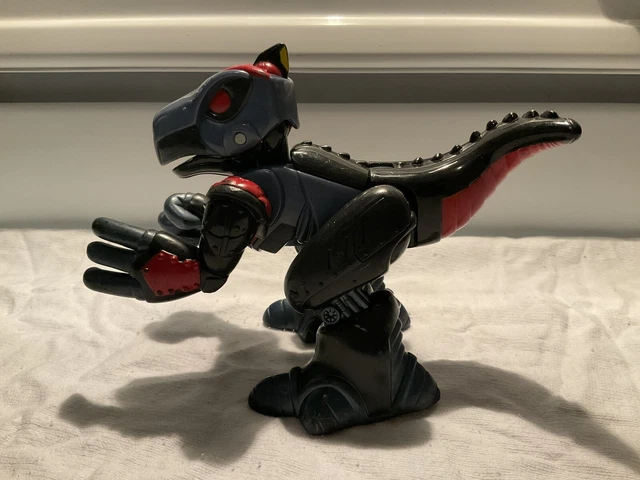 PLAYSKOOL HASBRO GO-BOTS DINO-BOT 6" Reptron Transformers Takara 2002 £ ...