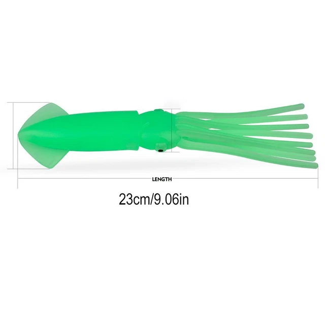 SOFT LUMINOUS OCTOPUS Squid Skirts Lure Silicone Tuna Skirted Squid Jigging ღ £4.74 - PicClick UK
