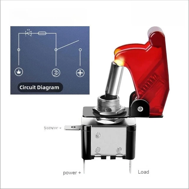 RACING IGNITION SWITCH High Current Switch Extended Lifespan 12V Power ...