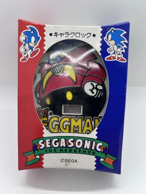 EGGMAN SONIC THE Hedgehog Character Clock Vintage SEGA 1995 Japan ...